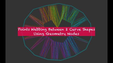 livenoding connect 2 shapes with webbing in geometry nodes youtube