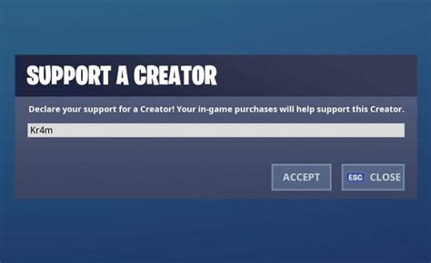 How To Get Fortnite Support A Creator Code Easily