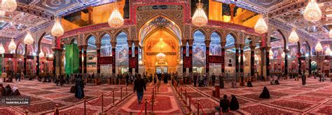 نمایی پانوراما از حرم امام حسین علیه السلام