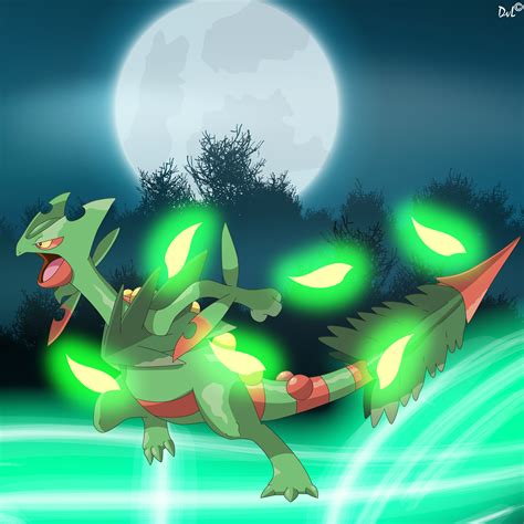 Pokémon Sceptile Type Grass Dragon