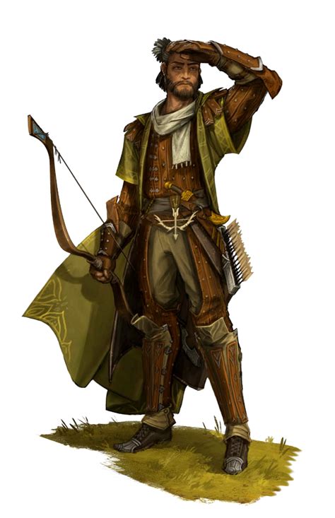 Human Male Cleric Of Erastil Or Archer Ranger Pathfinder Pfrpg Dnd Dandd D20 Fantasy Fantasy