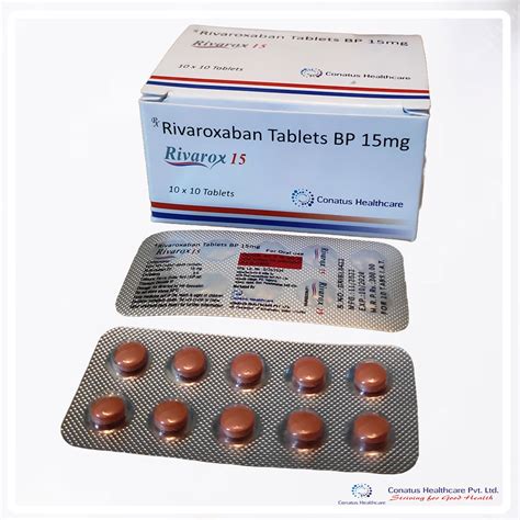 Rivarox 15mg Conatus Healthcare