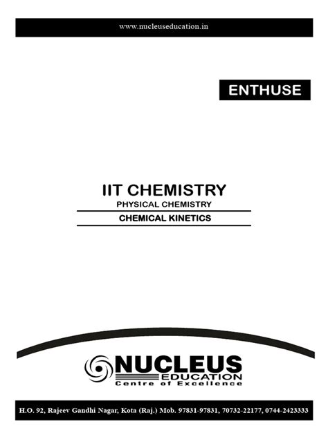 10 Chemical Kinetics Pdf