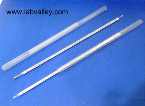 เทอร์โมมิเตอร์ไส้ปรอท อย่างดี Glass Thermometer แล็ป วัลเล่ย์ สารเคมี เครื่องแก้ว วัสดุ
