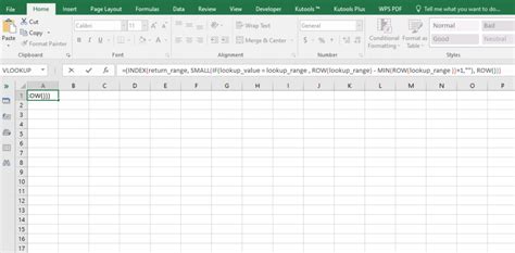 How To Return Multiple Values Vertically With Vlookup Excel