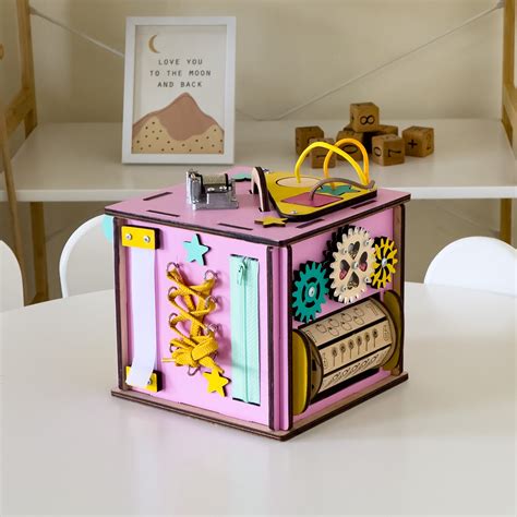 Small Busy Cube Travel Busy Cube Busy Cube Medium Busy Cube Etsy