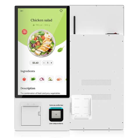 Touch Inquiry Machine Thermal Printer Kiosk 21 5 All In One Floor Stand And 21 5 Price