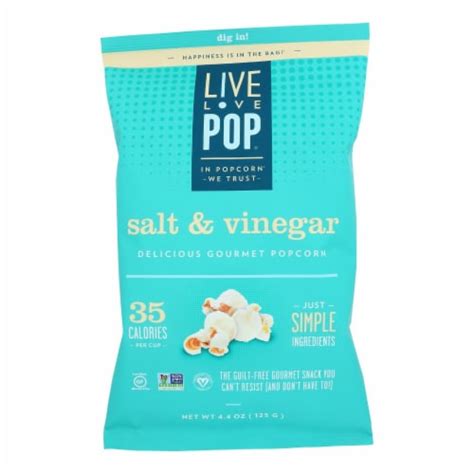 Live Love Pop Popcorn Salt And Vinegar Case Of 12 44 Oz 12 Pack