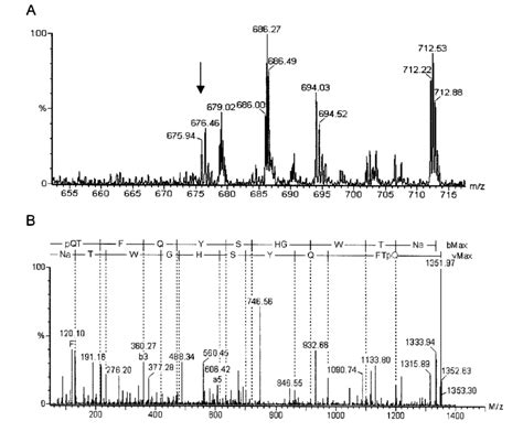 Q Tof Mass Spectrum In Ms Mode A Of The Hplc Fraction Coeluting With Download Scientific