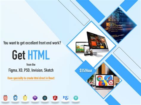 Adobe Xd Psd Figma Invision Sketch To Html Css Bootstrap And More Upwork