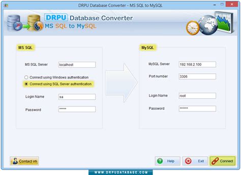 Drpu Conversion Software Ms Sql To Mysql Screenshots Database Converter Tool