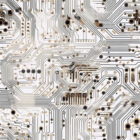 Premium Ai Image A Close Up Of A Computer Board With Many Small Holes Generative Ai