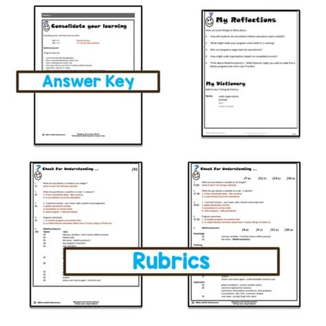 Turing User Input Editable Resource Package By Computer Corner Tpt