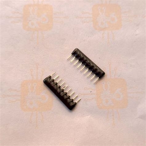 47k Sip Resistor Resistor Network Through Hole 9 Pins
