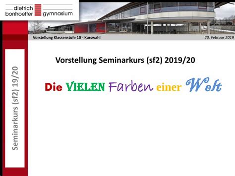 Pdf Vorstellung Klassenstufe 10 Kurswahl · Erstellung Proposalexposé Theoretische