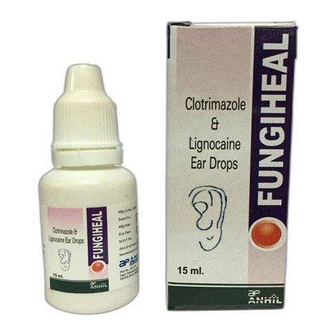 Anhil Clotrimazole Lignocaine Ear Drops Packaging Type Box Packaging