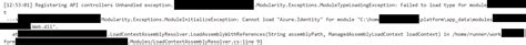 Net Moduleinitializeexception On Azure Deployment Missing