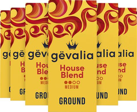 Gevalia House Blend Medium Roast Ground Coffee 12 Oz Bags