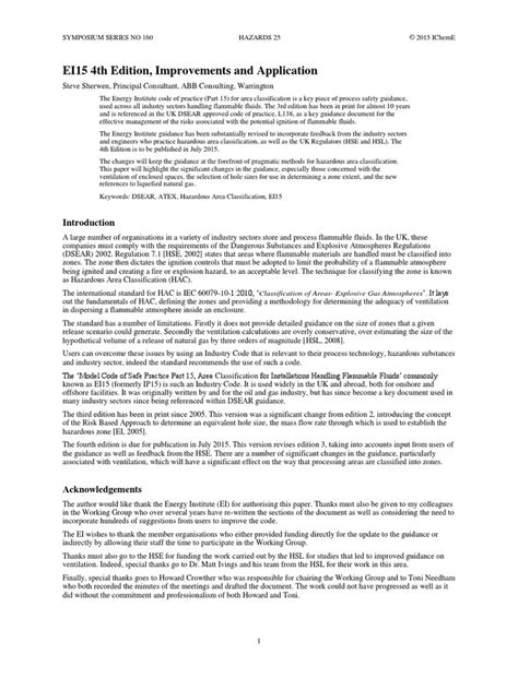 Ei15 4th Edition Improvements And Application Pdf Ventilation