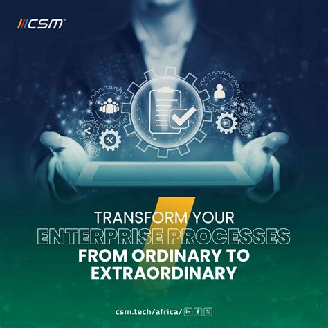 Csm Tech Africa On Linkedin Csmtech Csmtechafrica Enterpriseprocessevolution