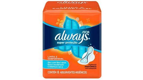 Always Basico Seca Sabas 8un Absorvente Magazine Luiza