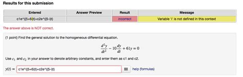 Solved Find The General Solution To The Homogenous Diff Eq Chegg Com