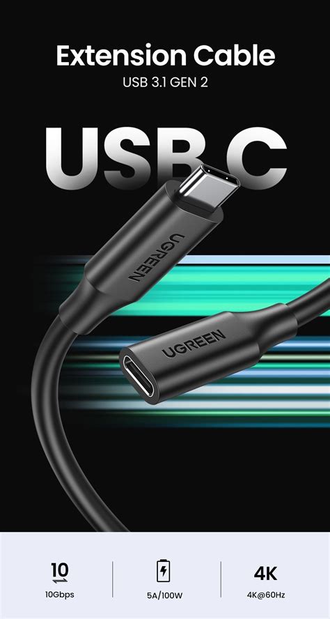 Ugreen Usb C Extension Cable M Powerhousepc