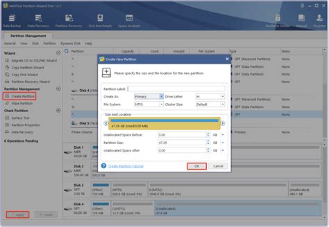 which tool is used to create and delete partitions on drives