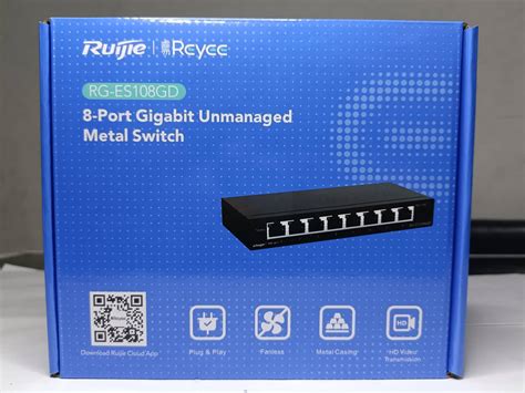 Ruijie Rg Es108gd 8 Port Gigabit Unmanaged Metal Switch Lazada Ph