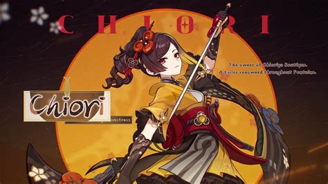 Best Genshin Impact Chiori Build Artifact Weapon Talents Team Comp