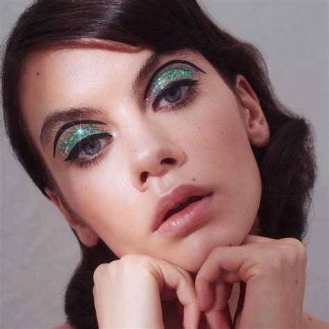 Green Sparkly Eye Makeup Saubhaya Makeup