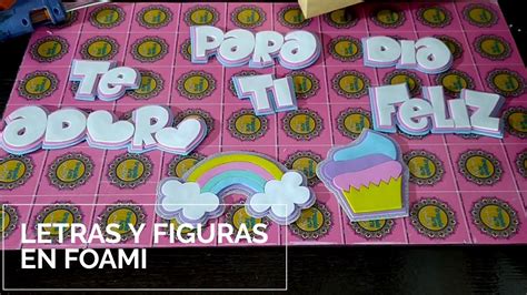Cómo Hacer Letras En Foamicómo Hacer Figuras En Foamimoldes Para
