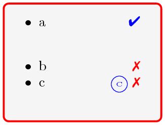 Tcolorbox Right Align In Itemize With Different Itemstep TeX LaTeX Stack Exchange
