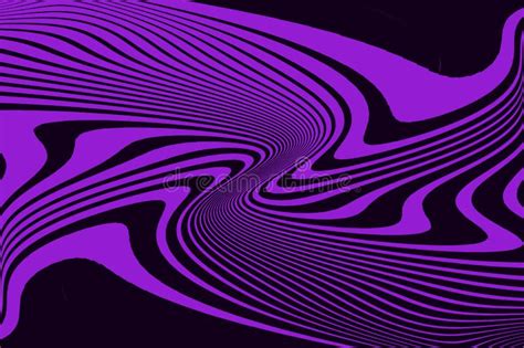 Optical Art Background Glitch Abstract Pattern Curve Random Chaotic Lines Stock Vector