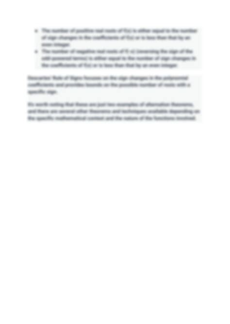 Solution Alternation Theorems For Functions Of Several Variable