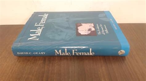 Male Female The Evolution Of Human Sex Differences By Geary David C