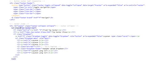 Membuat Navigasi Bootstrap