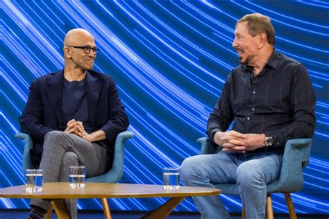 Oracle Founder Larry Ellison Makes First Ever Trip To Microsoft Hq Announces Major Cloud
