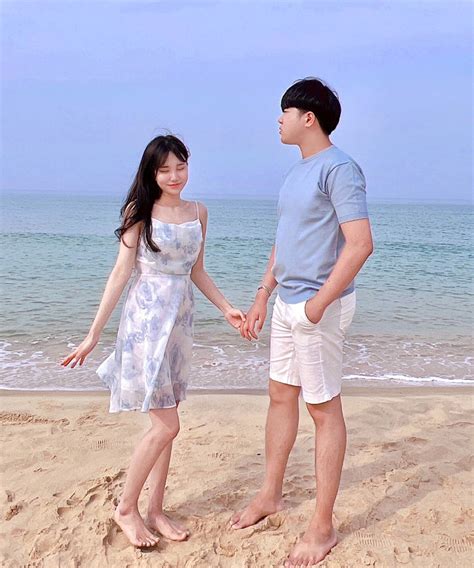 페일 플라워 뒷트임 리본 허리끈 A라인 플래어 쉬폰 뷔스티에 나시 미니 소라 원피스 머슬핏 반팔 니트 키작녀 여름 커플 시밀러룩