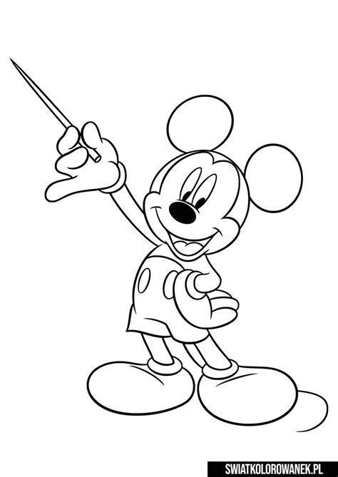 Myszka Miki Kolorowanka Darmowe Kolorowanki Do Druku
