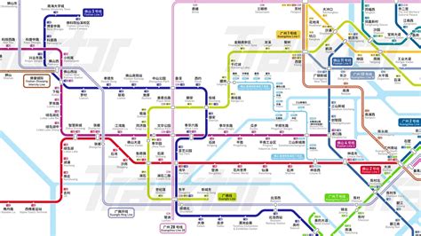 【线网图】粤港澳大湾区轨道交通线网图（2030）v20 哔哩哔哩