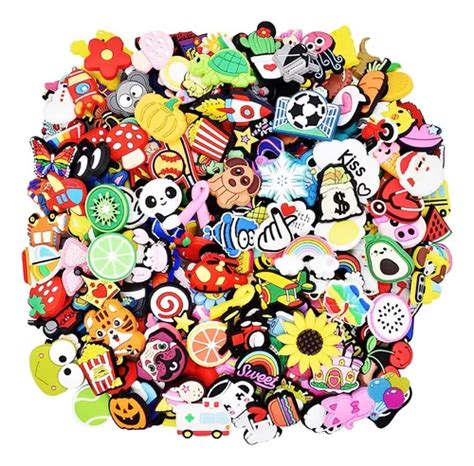 Kit De 100 Pines Y Botones Para Crocs Random Cuotas Sin Interés