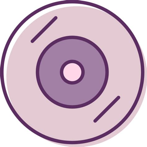 Compact Disk Generic Color Lineal Color Icon Compact Disk Generic Color Lineal Color Icon