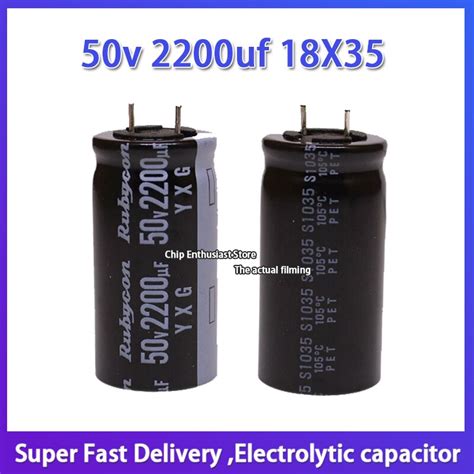 Rubycon Imported Electrolytic Capacitor 50v 2200uf Vicedeal