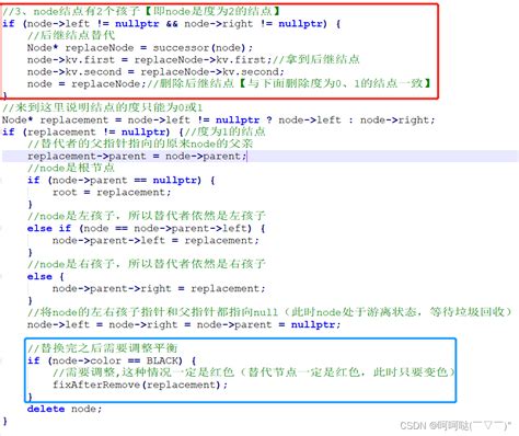 根据java的treemap源码的原理编写c红黑树删除操作c Treemap Csdn博客