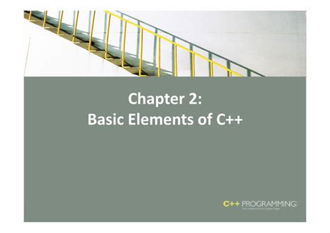 Pdf Chapter 2 Basic Elements Of C Philadelphia 2 Basic