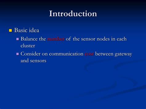 ppt load balanced clustering in wireless sensor networks powerpoint