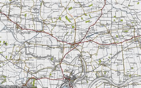 Historic Ordnance Survey Map Of Howden 1947 Francis Frith
