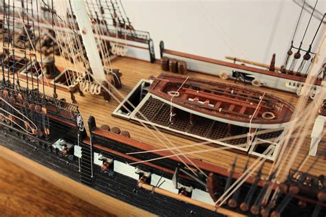 Uss Constitution Old Ironsides Ship Model In Display Case For Sale At