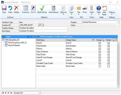 Employee Discipline Smartlist Builder Template Eone Solutions